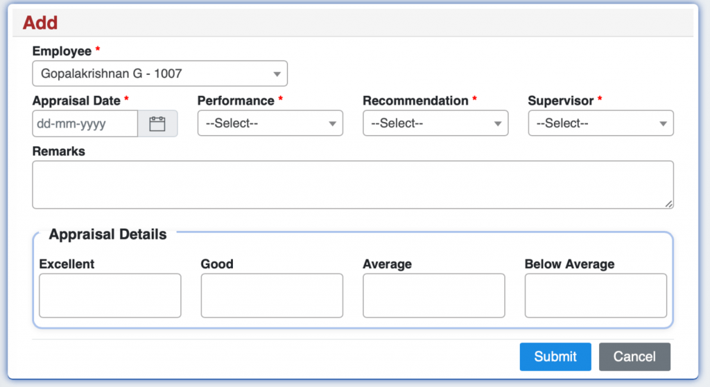 Appraisal and Warning - Envision System