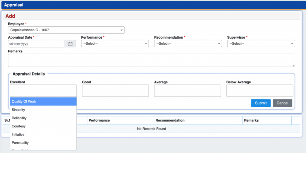 Appraisal and Warning Company - Envision System
