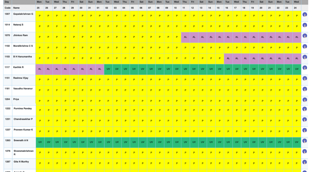 Vacation Management - Envision System